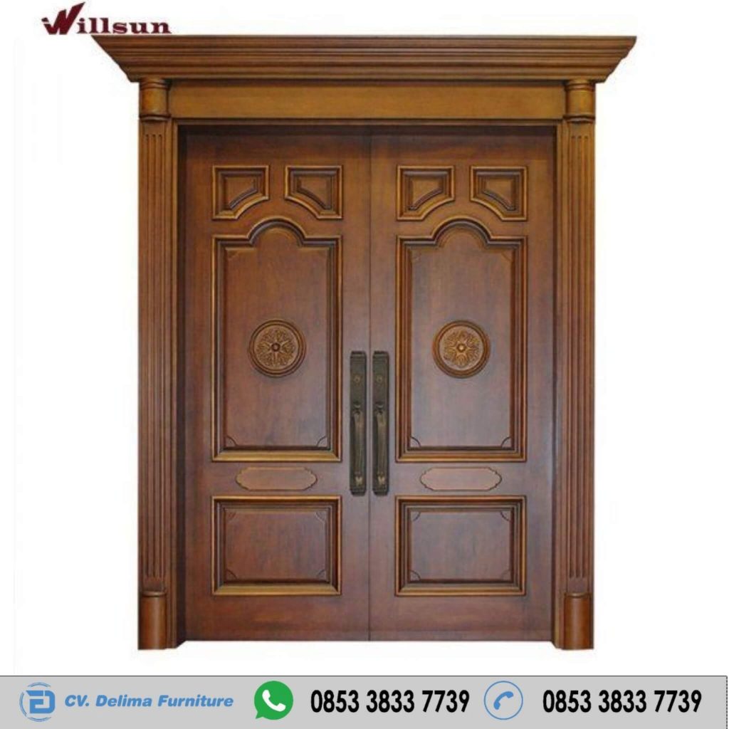 Pintu Rumah Kayu Jati » Kusen Pintu Jepara Minimalis